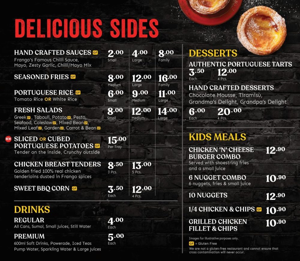 Frangos Charcoal Chicken | Portuguese Cuisine, Sydney NSW